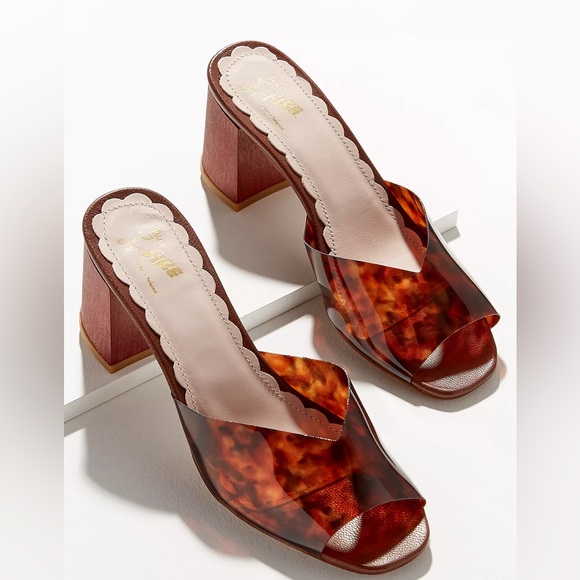 Miss L Fire | Shoes | Mules Hannah Tortoiseshell De Miss L Fire Block ...
